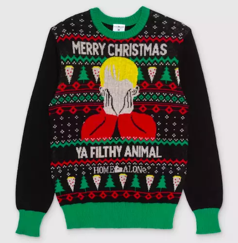 Мужской свитер с пуловером Home Alone Filthy Animal