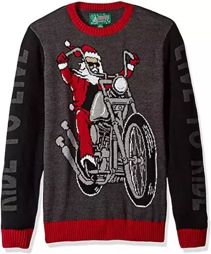 Aumea Su'e Kirisimasi Kamupani Su'ega a Tama'ita'i Santa Crew Neck