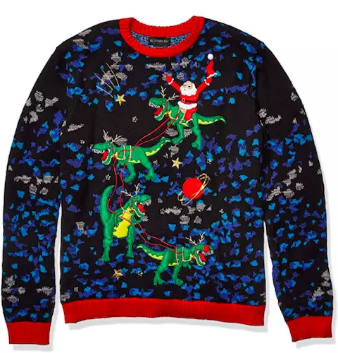 Blizzard Bay Heren Light Up Ugly Christmas Sweater