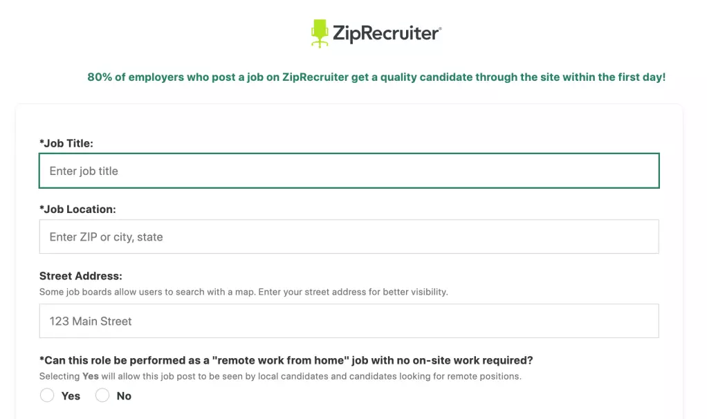 چگونه کارمندان را پیدا کنیم، ZipRecruiter