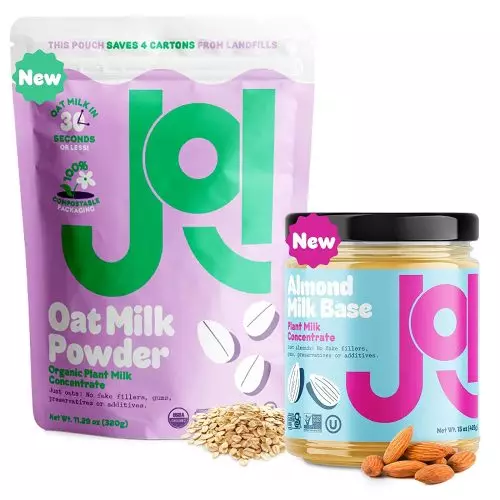 I-Organic Oat Milk Powder kanye Nenqwaba Ye-Almond Milk Concentrate Engafakwanga ngu-JOI