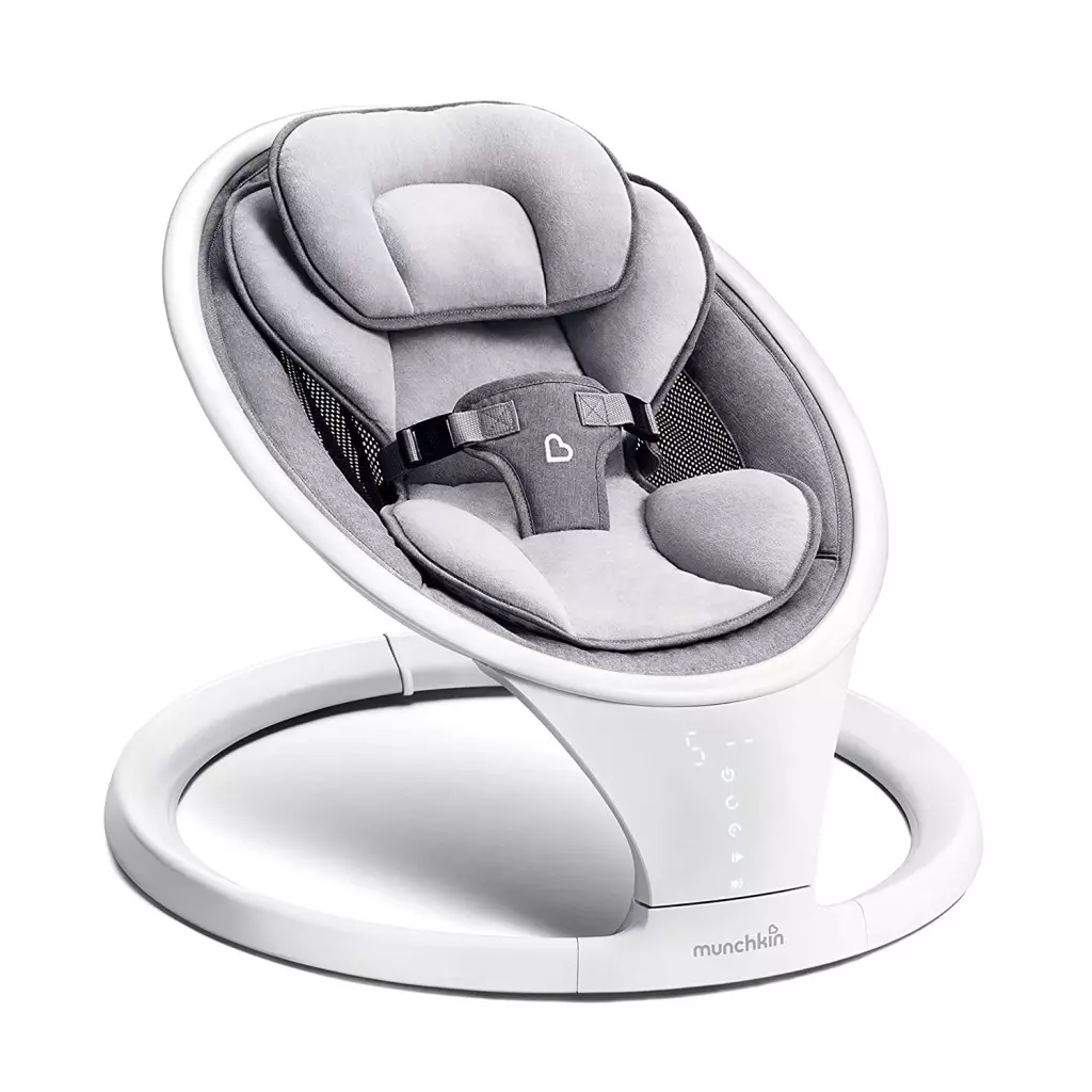 Munchkin Bluetooth E nolofalelitse Lightweight Baby Swing