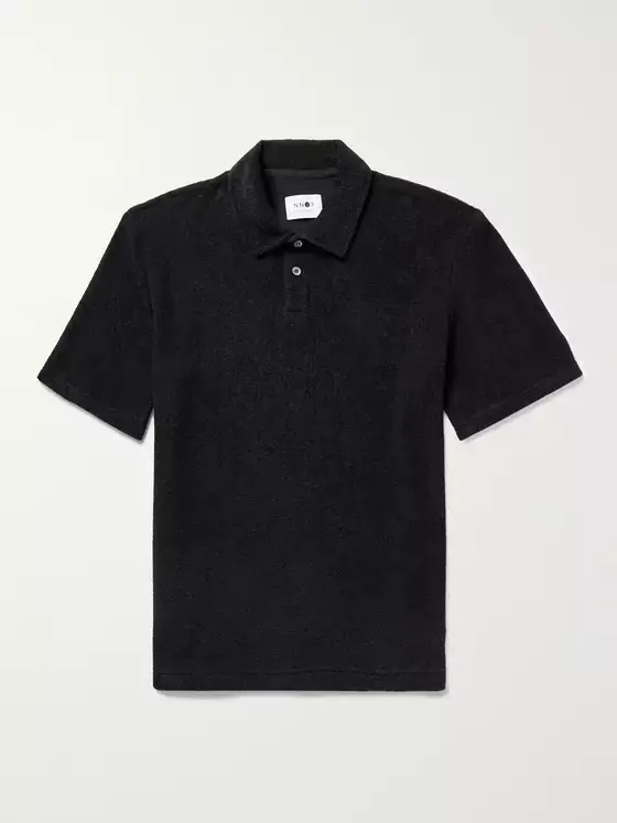 NN07 Alfons Owu Terry Polo Shirt