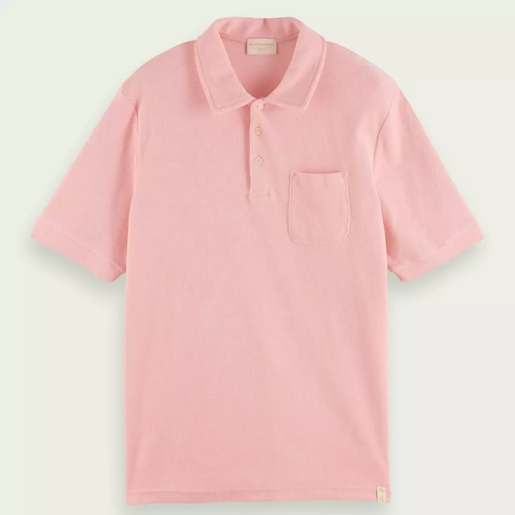 Scotch & Soda Terry Cloth Polo