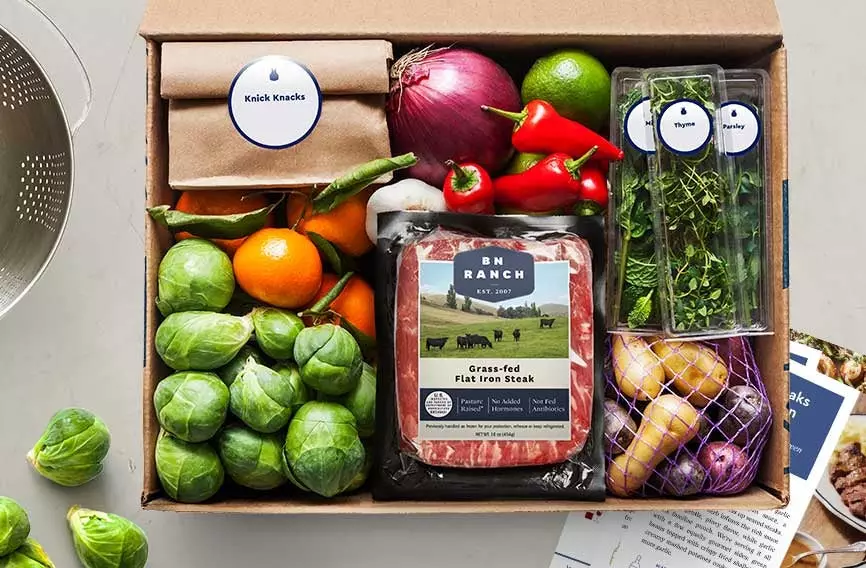 Zestaw do dostarczania posiłków BlueApron