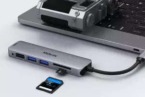 Bộ chuyển đổi HDMI USB C mokin cho MacBook Pro
