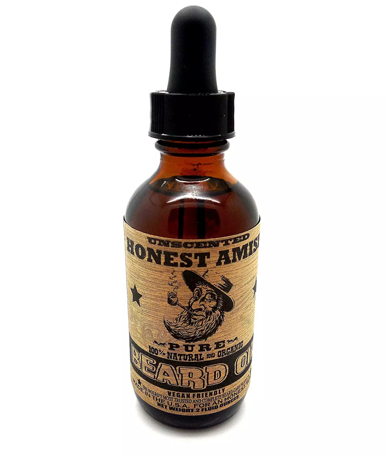 Aceite de barba puro sin fragancia Honest Amish; como usar aceite de barba