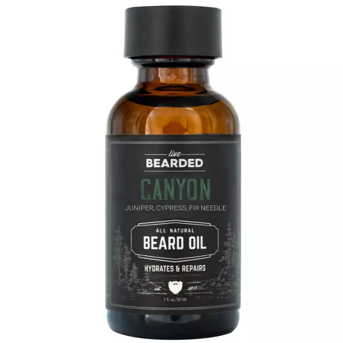 Live Bearded Beard Oil na may pabango ng Canyon