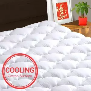 TEXARTIST cooling mattress topper, top cooling mattress top