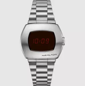 retro digital watch hamilton pulsar, meyè retro watch