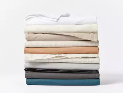 coyuchi krøllede percale queen plader