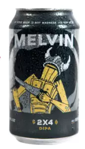 I-Melvin 2x4 Double IPA obhiya abaqinile