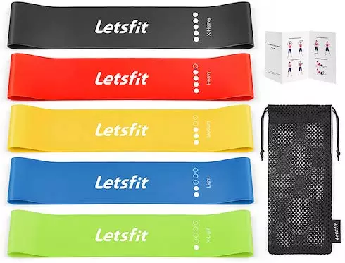 Letsfit Resistance Awọn ẹgbẹ Ṣeto