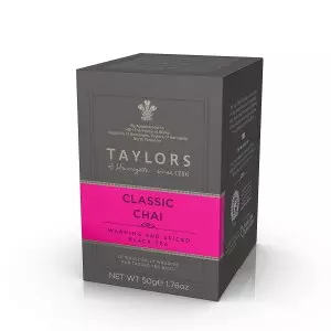Taylors of Harrogate chai tii, kofi yiyan