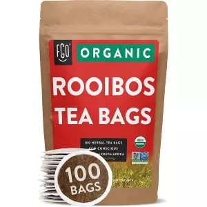 FGO Store Rooibos orgánico en bolsitas, las mejores alternativas al café