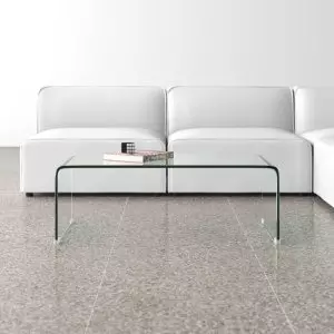 kabeh modern grayson sled coffee table