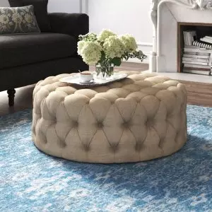 kelly Clarkson kunyumba acklen wide tufted ottoman