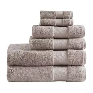 Madison Park Signature Turkish Cotton Solid 6-pc. Set Towel ea Bate e Tiileng