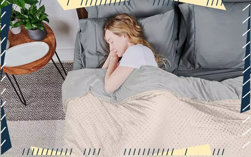 Quility Weighted Blanket Deal ho Amazon