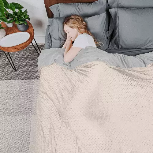 Quility Weighted Blanket kontra nan Amazon