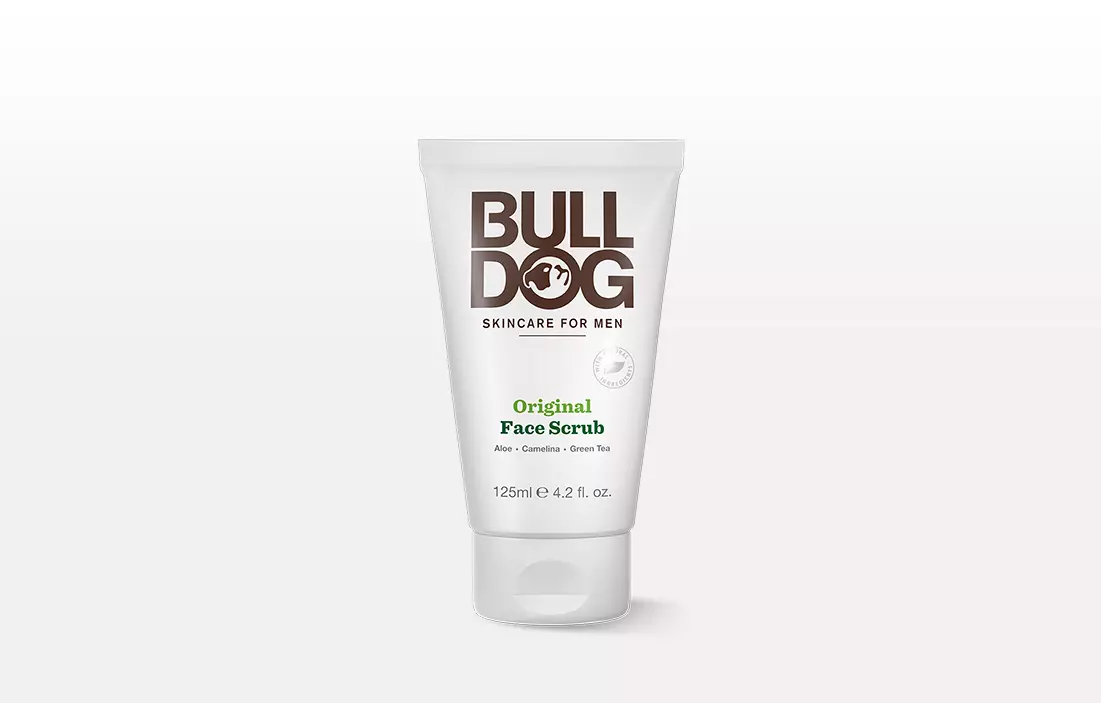 Bulldog Original 面部磨砂膏；男士最佳面部磨砂膏，男士最佳面部磨砂膏