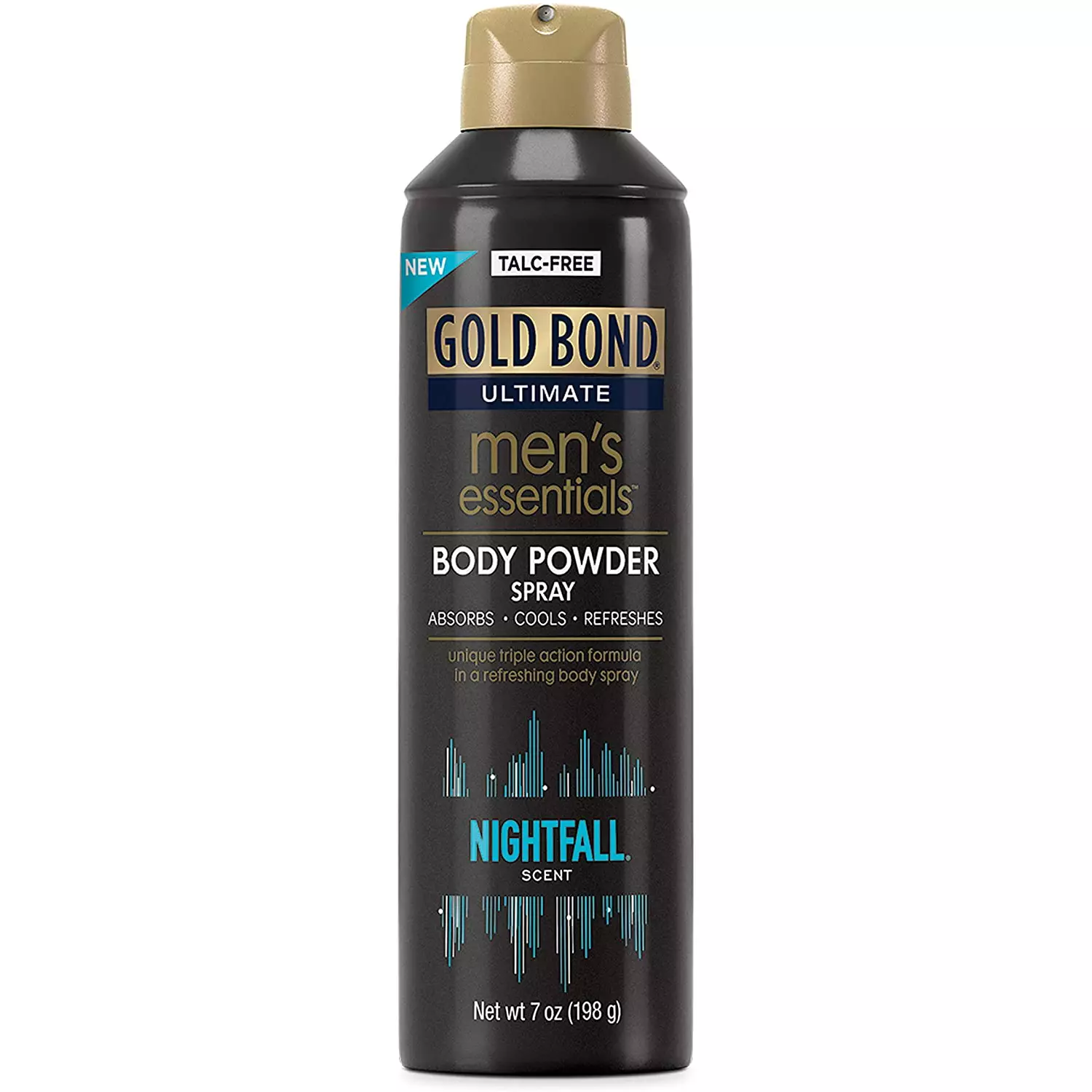 Gold Bond Men's Essentials Spray in polvere per il corpo senza talco