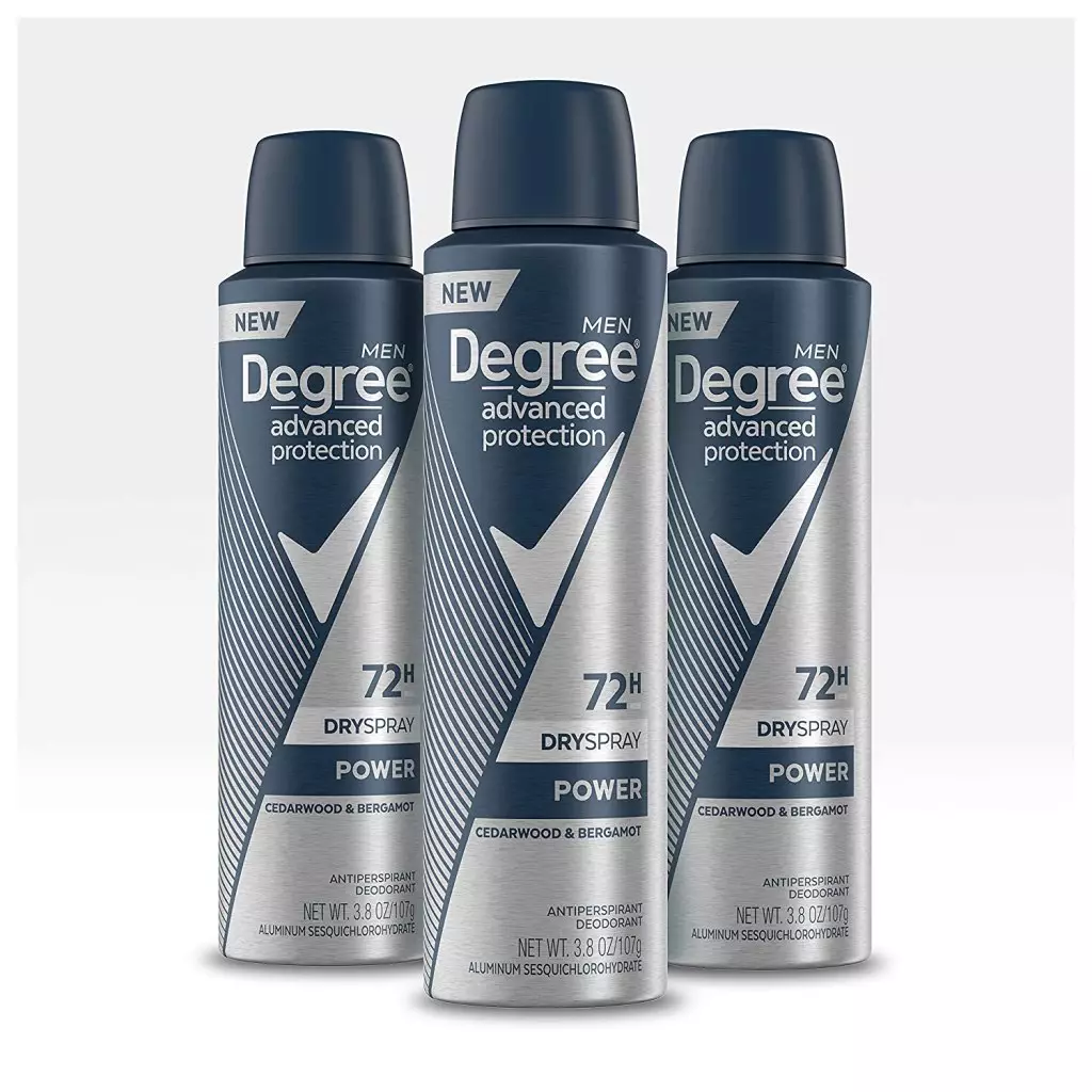 Degree Men Antiperspirant Spray Deodorant; bedste spray deodorant