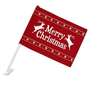 christmas avtomobil bəzəkləri - Qrafika və daha çox Merry Christmas Car Flag