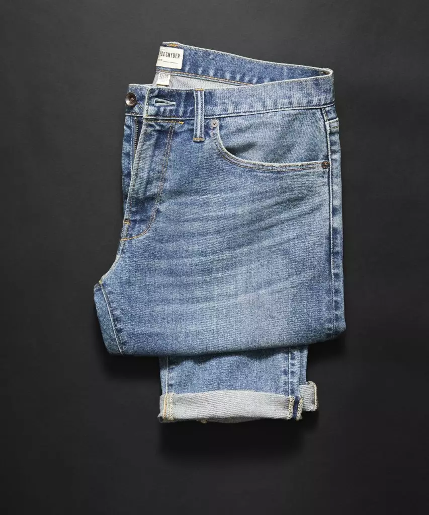 I-Todd Snyder Slim Fit Yelula iJeans, nweba i-jeans