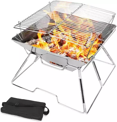 Odoland Folding Campfire Grill
