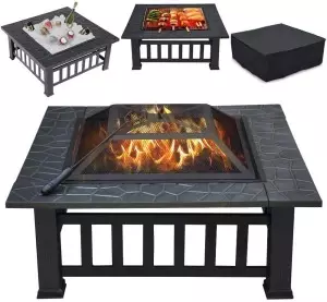 Yaheetech-Multifunctional-Fire-Pit-Table