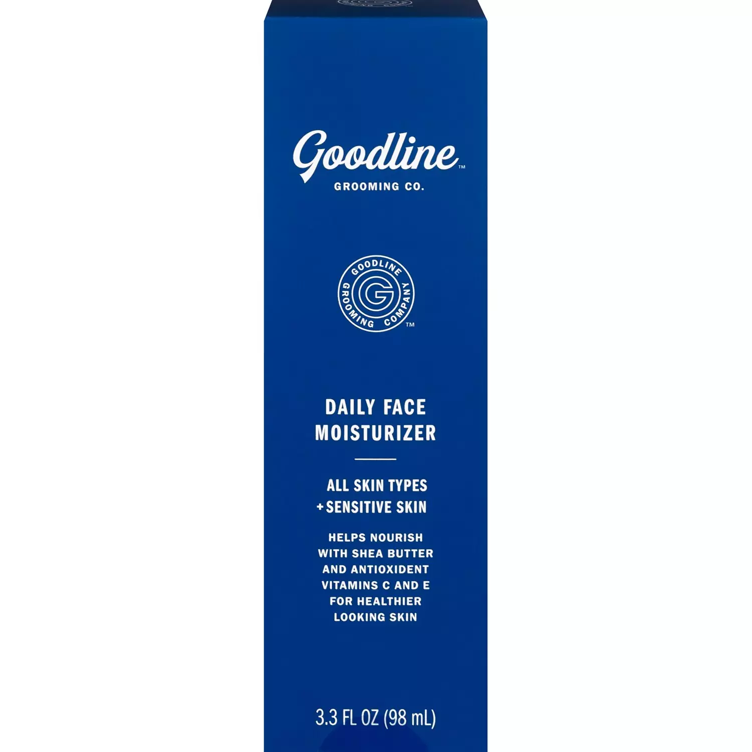 Denní hydratační krém na obličej Goodline Grooming Co.; nejlepší hydratační krém z drogerie