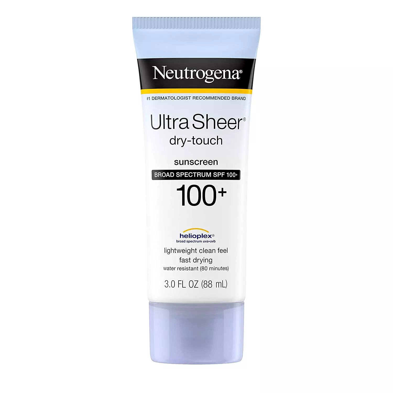 Neutrogena الٽرا سراسر خشڪ ٽچ پاڻي مزاحمتي ۽ غير گريزي سن اسڪرين لوشن؛ tattoos لاء بهترين sunscreen