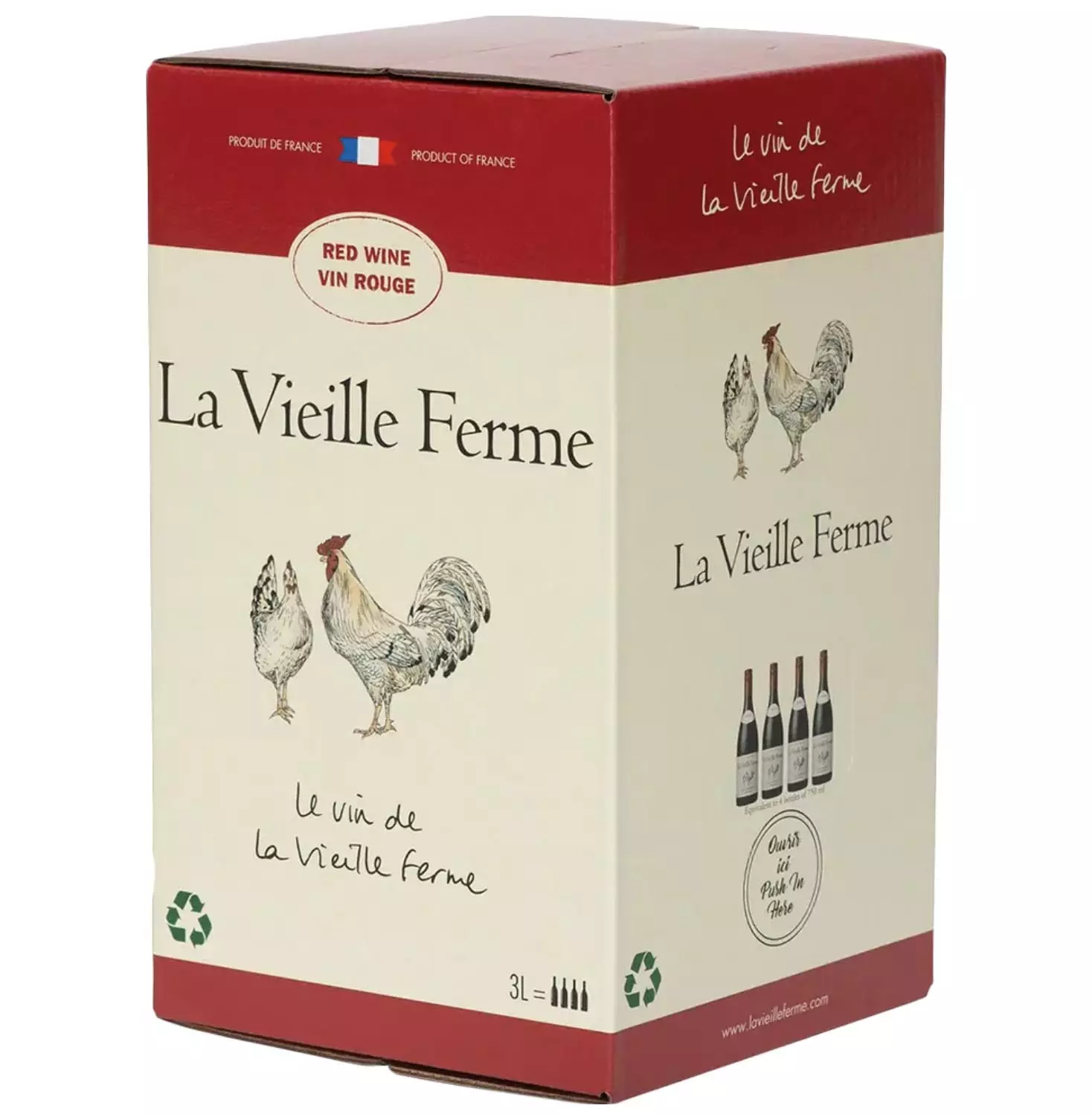 La Vieille Ferme dėžutės vynas