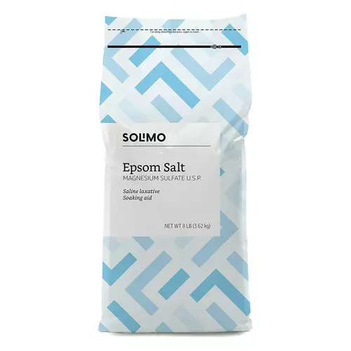 Amazon Brand Solimo Epsom Salt Soak; nola kendu barneko iltze bat