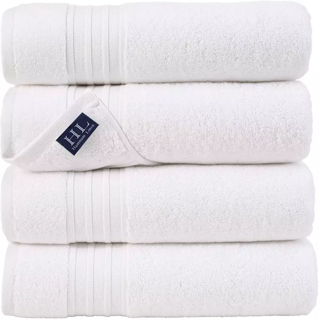 Hammam Linen 4 Sapotong Mandi Towels