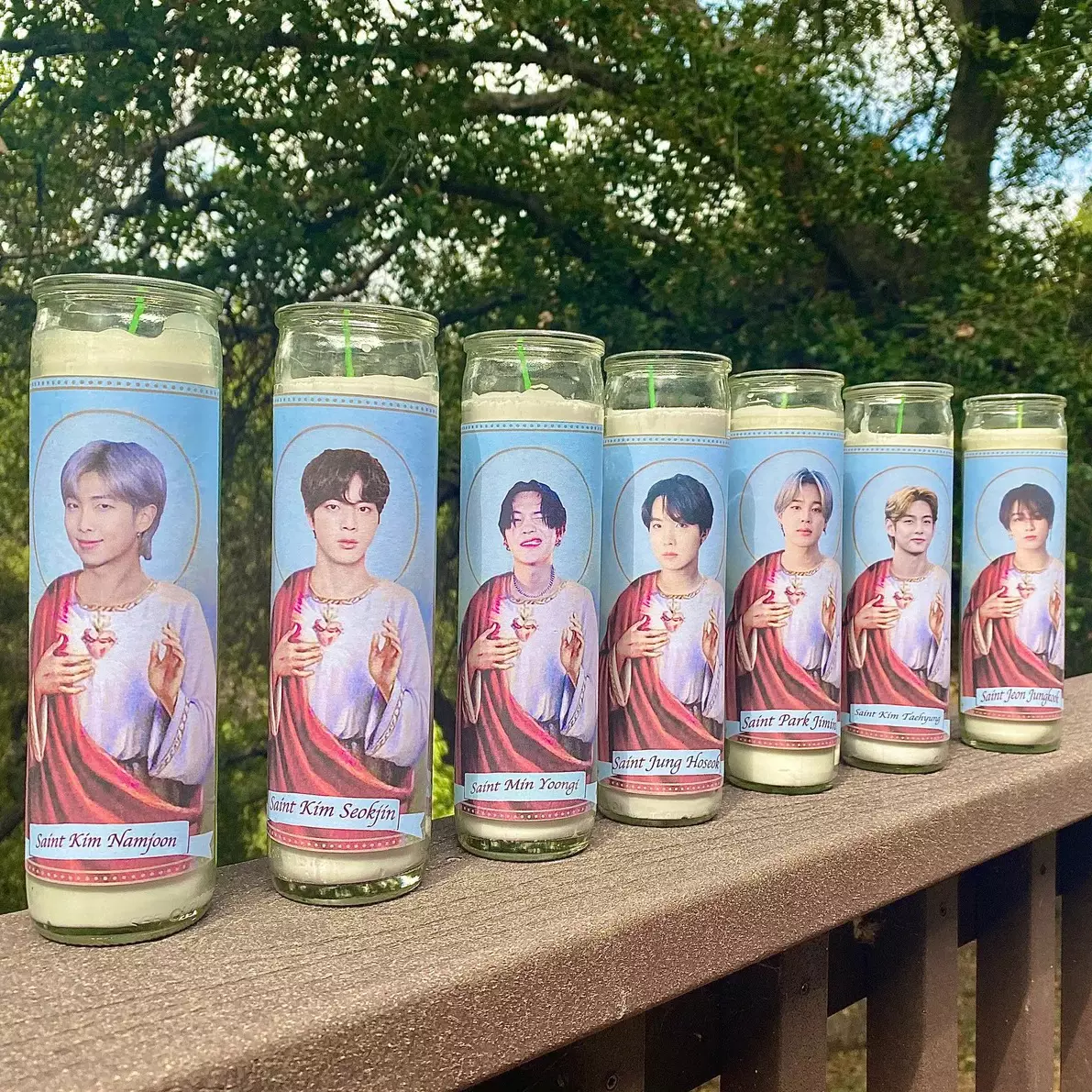 Velas de oración BTS