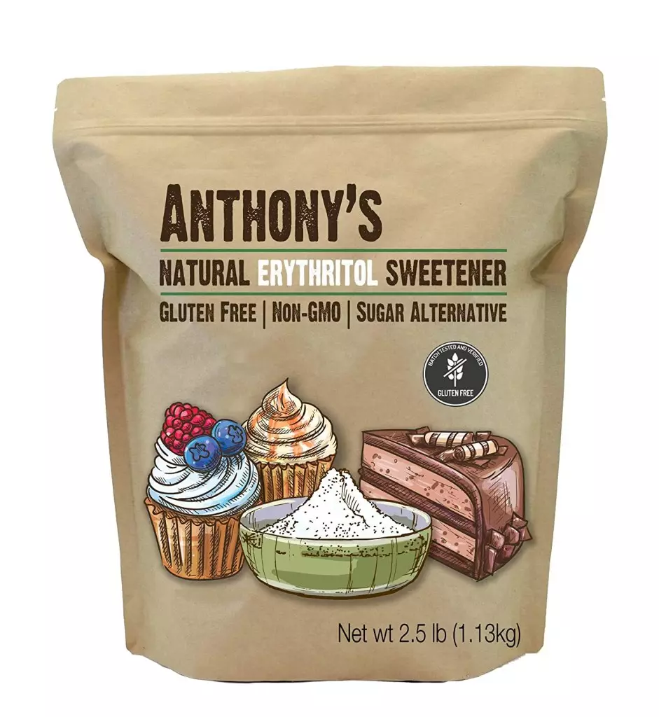 Anthony's Erythritol, li-sweeteners tsa maiketsetso
