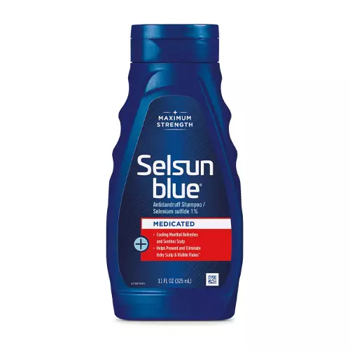 Selsun Blue Medicated Maximum Strength Dandruff Shampoo; labing maayo nga dandruff shampoo