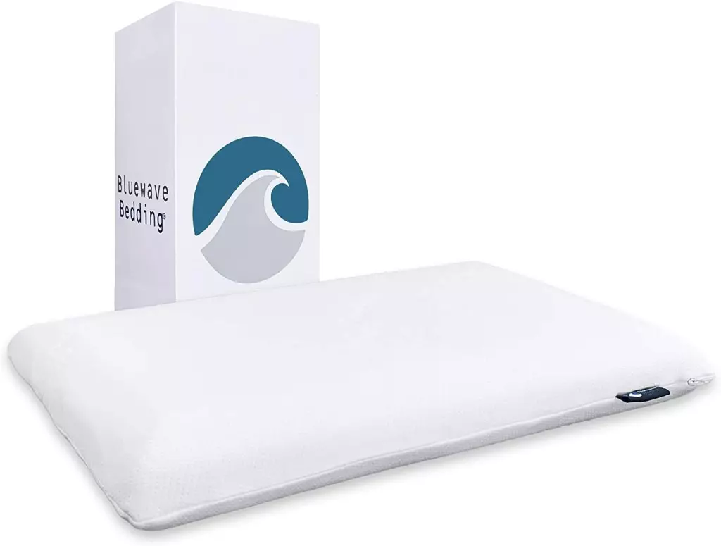 Bluewave Bedding Super Slim Gel Memory Fowm Pillow