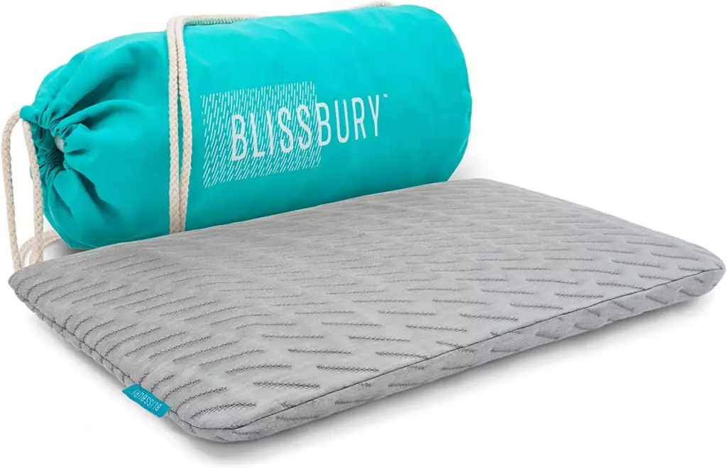 BLISSBURY หมอนโฟมเมมโมรี่โฟมสำหรับนอนบางท้อง