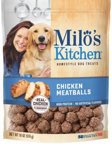 Milo's Kitchen csirke húsgombóc