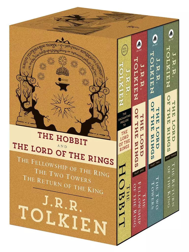 J.R.R. Tolkienin neljän kirjan laatikkosetti: Hobitti ja Taru sormusten herrasta