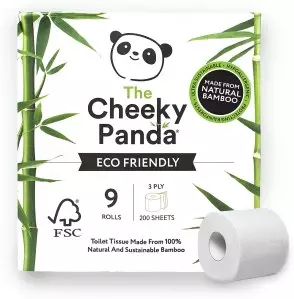 бамбукова тоалетна хартия нахалната панда
