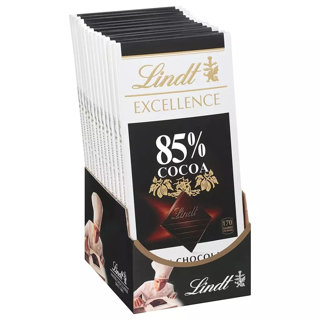 чорны шакалад lindt