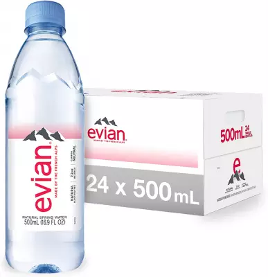 Evian-Flaschenwasser