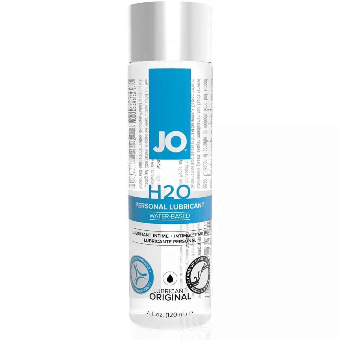 JO H2O ორიგინალური წყლის დაფუძნებული პირადი ლუბრიკანტი