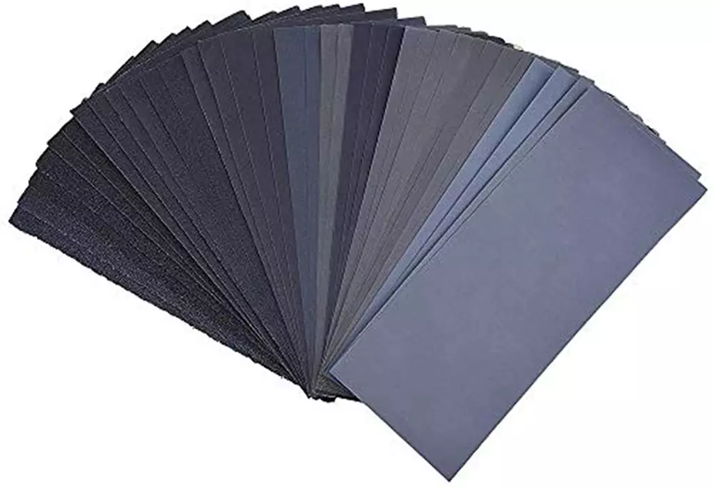 120 to 3000 Oriṣiriṣi Grit Sandpaper