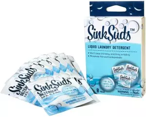 Sinksuds travel detergent de rufe, cum să vă curățați masca de față