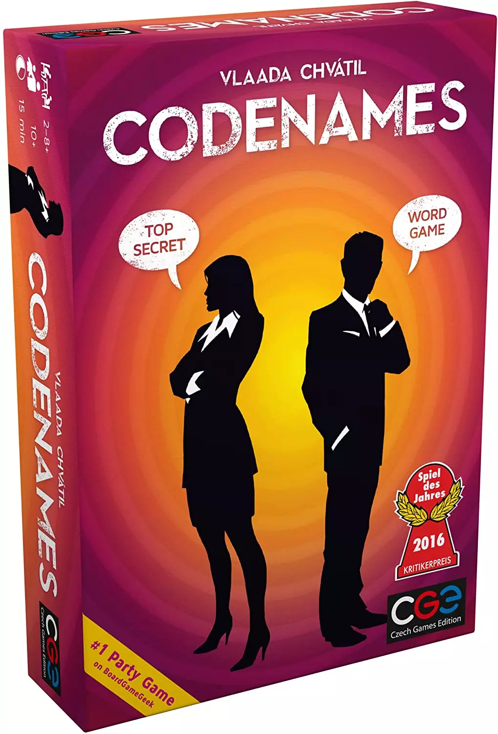 Mga board game para sa mga matatanda: mga codename